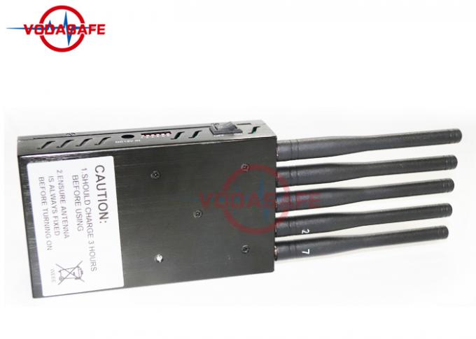 Europe Style Vehicle Signal Jammer 20m Shielding Distance Sweep Jamming