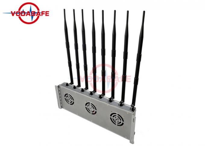 High Power Cell Network Signal Jammer 4 - 8W Each Band Sweep Jamming