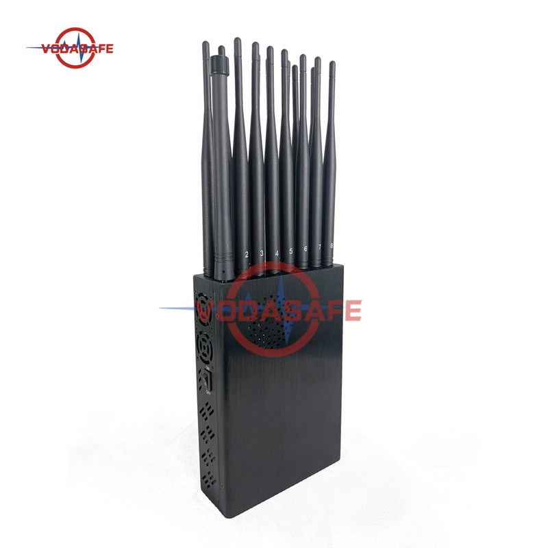 16 Watt GPS Lojack Cell Signal Disruptor 25m VHF UHF 16 Antennas ICNIRP